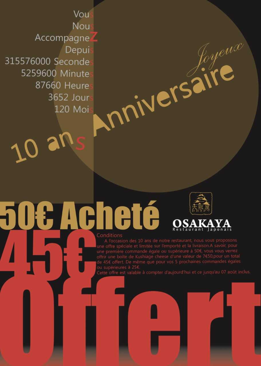 Chez Osakaya - Restaurant et plats à emporter japonais à Béziers dans l ...